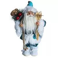 Deda Mraz Figura Visine 30 cm Deco Santa Blue