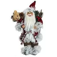 Novogodišnja figura Deda Mraz Deco Santa Red 30 cm