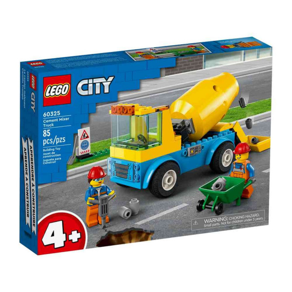 Lego City cement mixer truck