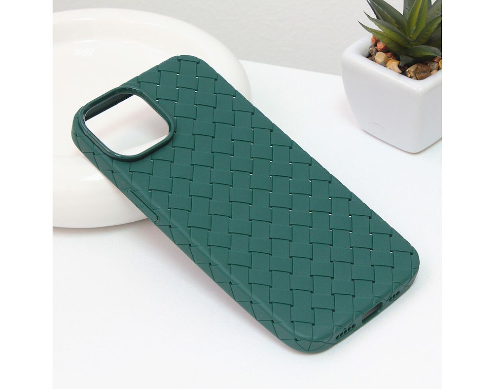 Futrola Weave case - iPhone 14 zelena