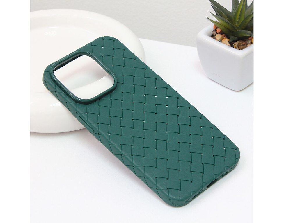Futrola Weave case - iPhone 14 Pro zelena