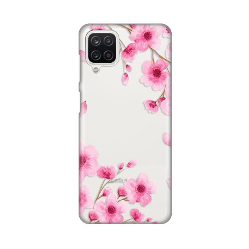 Silikonska futrola - maska print Skin za Samsung A125F Galaxy A12 Roses Flowers