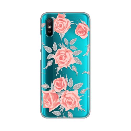 Silikonska futrola - maska print Skin za Xiaomi Redmi 9A Elegant Roses