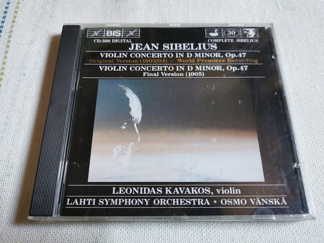 CD - Jean Sibelius - Violin Concerto in D Minor Op.47