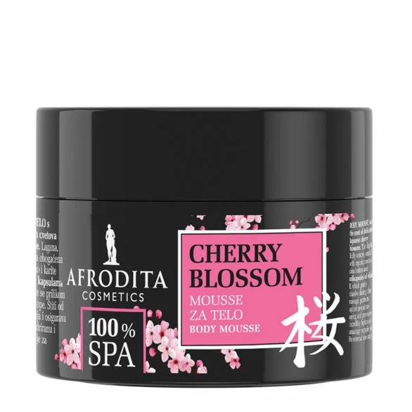 Afrodita 100spa cherry blossom mousse za telo 200ml