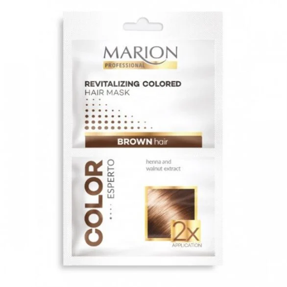 Marion color esperto maska za obnovu i održavanje boje - brown hair 2x20ml