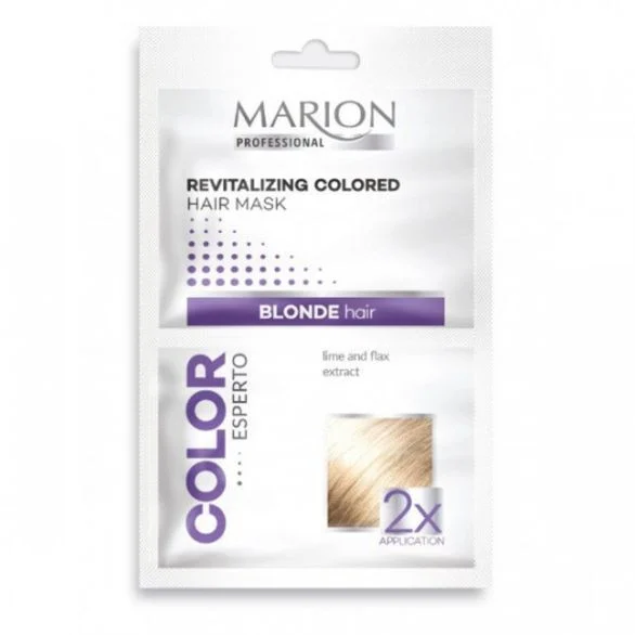 Marion color esperto maska za obnovu i održavanje boje - blonde hair 2x20ml