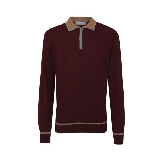 VAKKO MAROON KNITWEAR