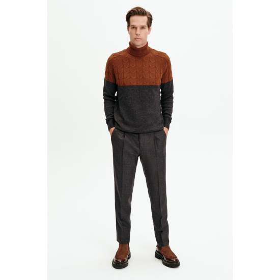 VAKKO BY GRANSASSO SMOKED COPPER KNITWEAR