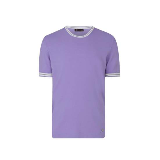 VAKKO O COLLAR SHORT SLEEVE KNITWEAR