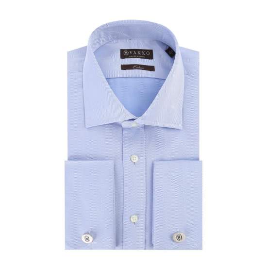 VAKKO EXCLUSIVE HERRINGBONE SHIRT