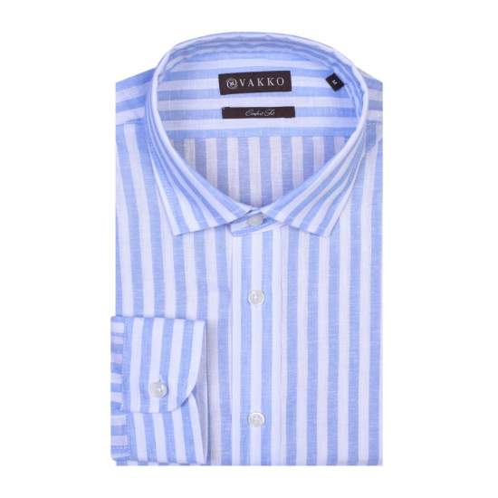 VAKKO STRIPED CLASSIC SHIRT