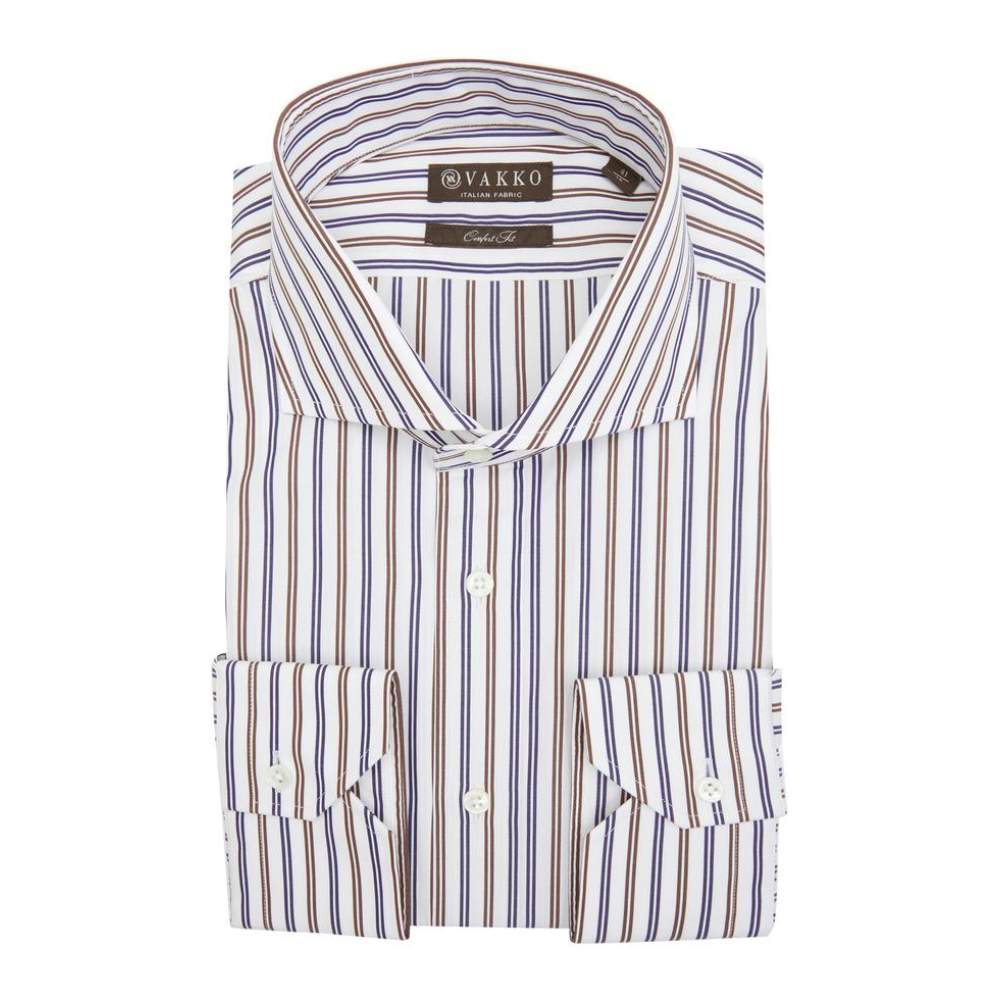 VAKKO STRIPED CLASSIC SHIRT