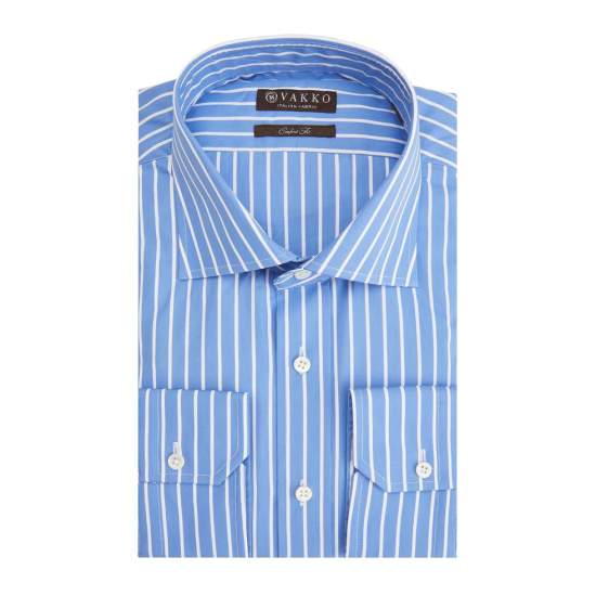 VAKKO STRIPED CLASSIC SHIRT