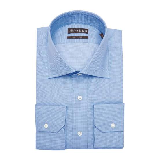 VAKKO MICRO PRINTED CLASSIC SHIRT