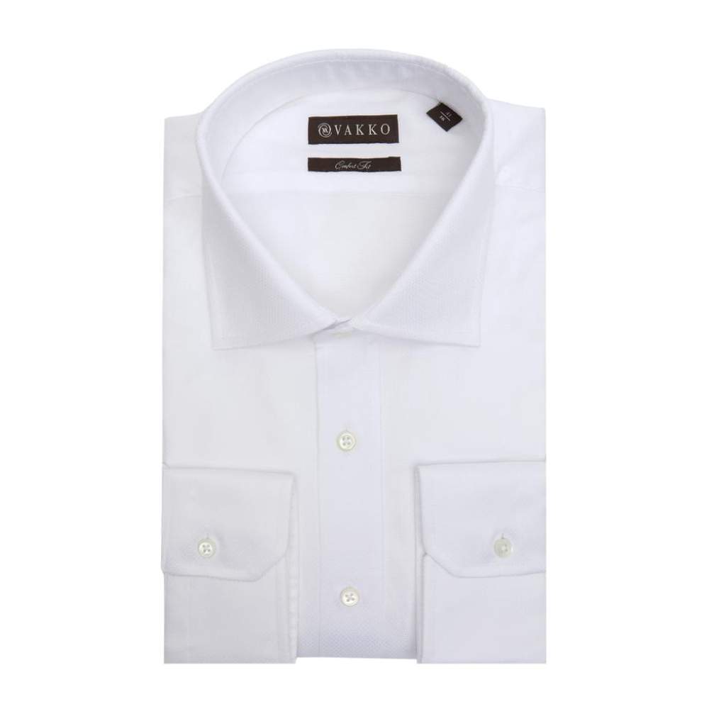 VAKKO MICRO PRINTED CLASSIC SHIRT