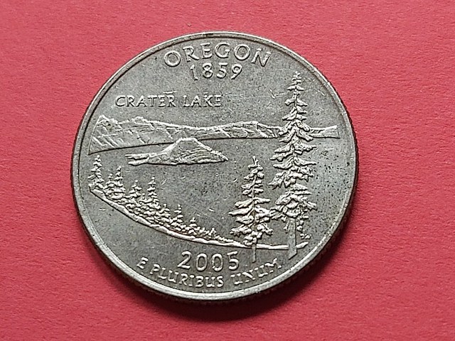 USA  - quarter dollar 2005 god D Oregon