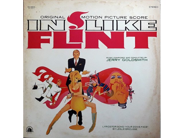 LP: JERRY GOLDSMITH - IN LIKE FLINT (JAPAN PRESS)