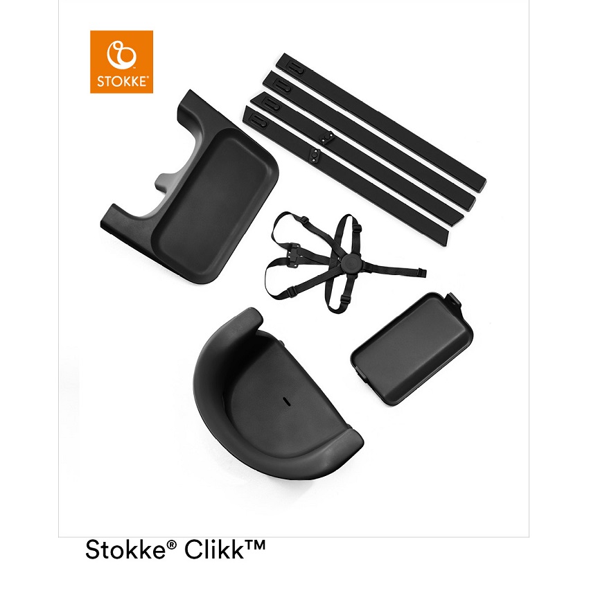 STOKKE® CLIKK™ HRANILICA - MIDNIGHT BLACK