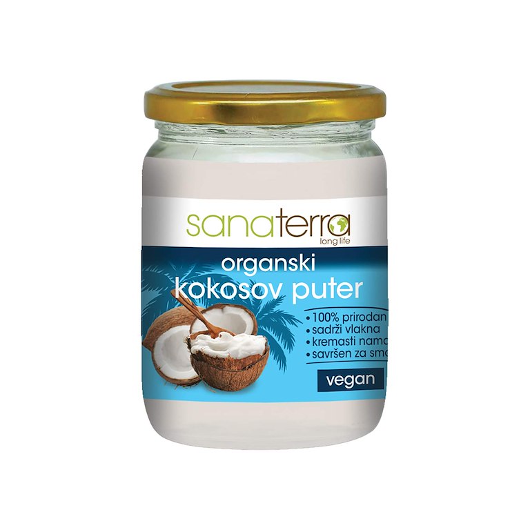 Sanaterra puter org kokos 200g Sanaterra