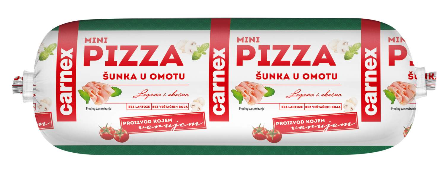 Carnex šunka pizza mini 320g carnex