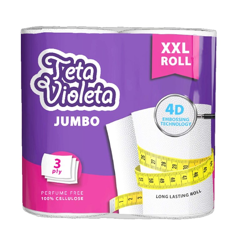 Teta Violeta Jambo troslojni papirni ubrusi 2 komada