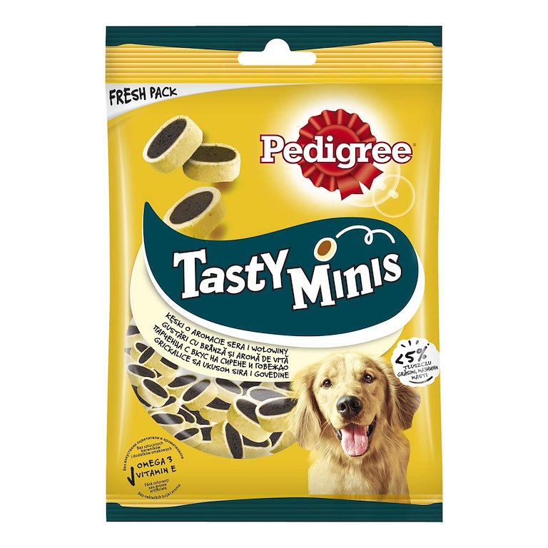 Pedigree hrana za pse tasty bites sir 140g pedigree