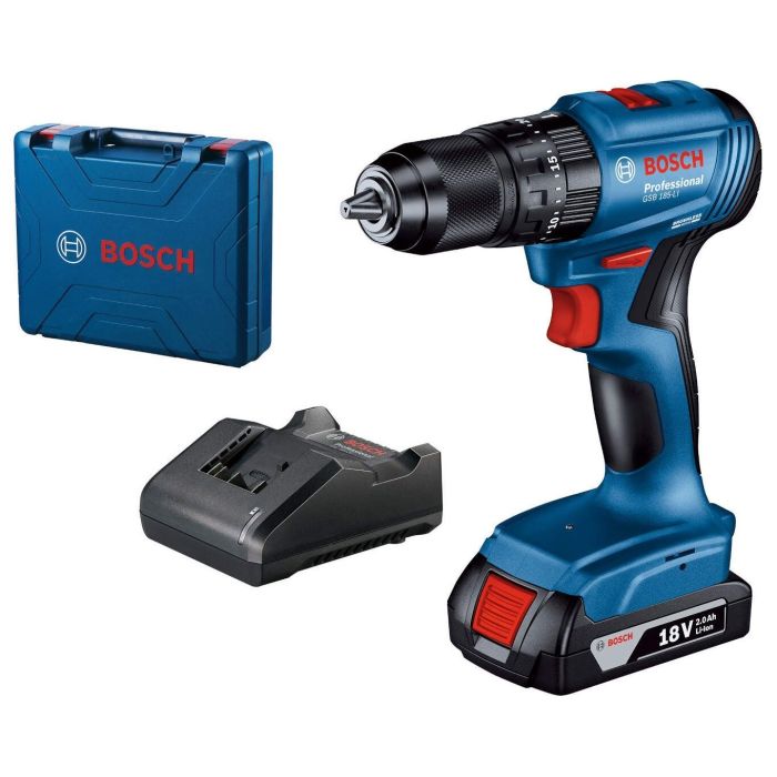 Bosch GSB 185-LI aku vibraciona busilica odvrtac sa koferom