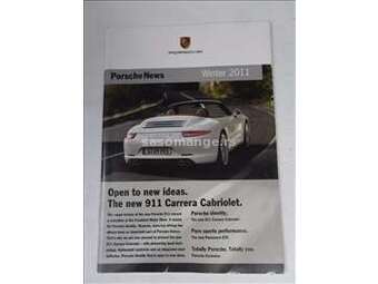 Prospekt Porsche News Winter 2011, 32 str.21 x 15