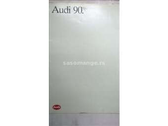 Prospekt Audi 90 8/89,A4 format,30 str(fali 6 st