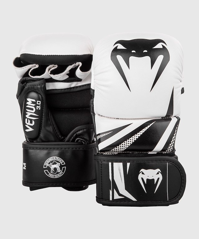 VENUM CHALLENGER 3.0 SPARRING GLOVES – WHITE/BLACK MMA RUKAVICE