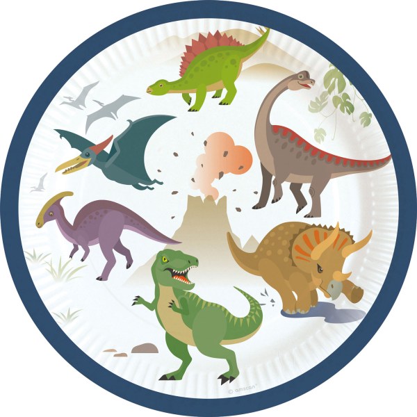 990397066
8 Plates Happy Dinosaur