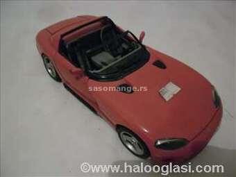 Burago Dodge Viper , 1 /18, fali staklo