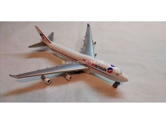 Dickie avion Boing 747 , 17 cm.metal/plastika Chin