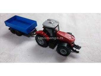 Majorette traktor Massey Ferguson 8737 sa prikolic