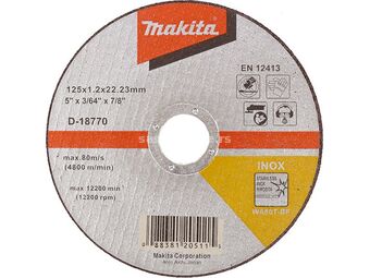 Brusni disk sa presovanim centrom Makita D-18770