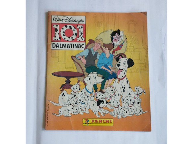 album Panini Walt Disney 101 DALMATINAC Yugoslavia 1997