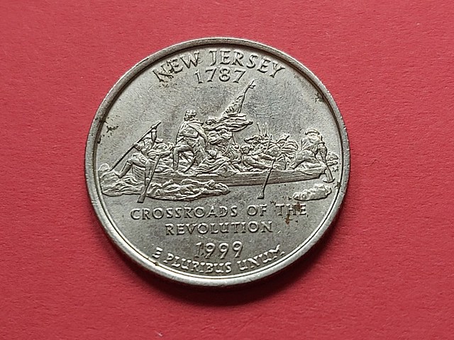 USA  - quarter dollar 1999 god P New Jersey