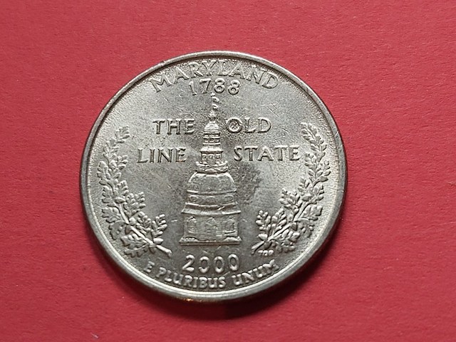 USA  - quarter dollar 2000 god P Maryland