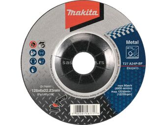 Brusni disk sa presovanim centrom Makita D-74491