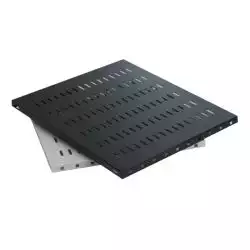 Polica fiksna 1000mm rack kačenje na 4 tačke Mirsan 19/1U crna MR.SBR100.01