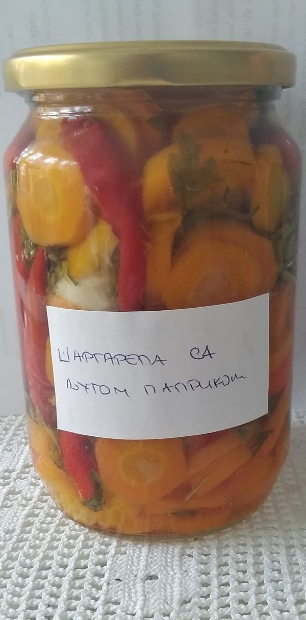 Šargarepa sa ljutom paprikom 720ml, Milena Topalović