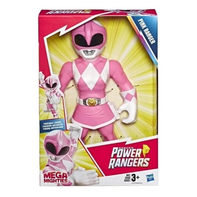 PLAYSKOOL MEGA MIGHTIES POWER RANGERS PINK RANGER FIGURA