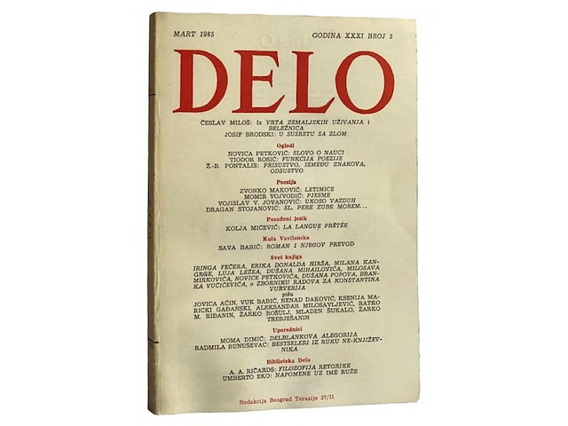 DELO (1985/3)