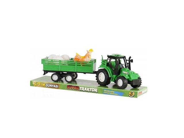 Traktor sa prikolicom set