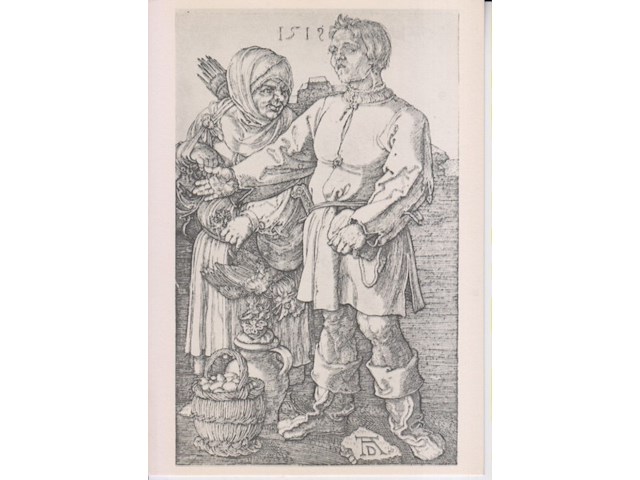 DIRER / ALBRECHT DURER (1471-1528) - The market-peasant