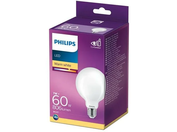 Philips LED sijalica classic 7W 60W G93 E27 WW FR ND RFSRT4