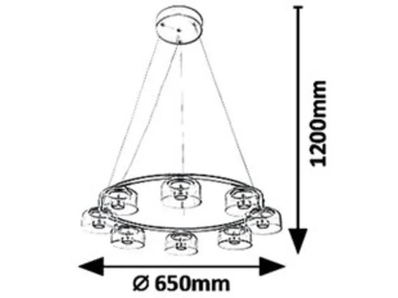 Rabalux Visilica LED 40W Lorell