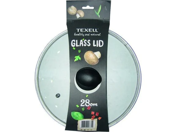 Texell Poklopac stakleni za tiganj 28cm TGL-28