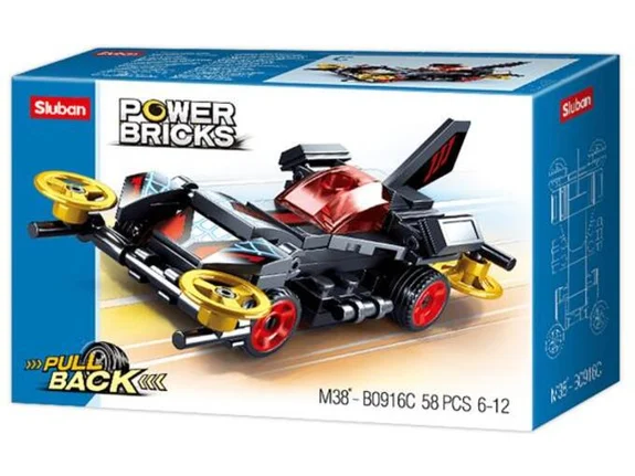 Sluban Kocke trkački automobil A054864
